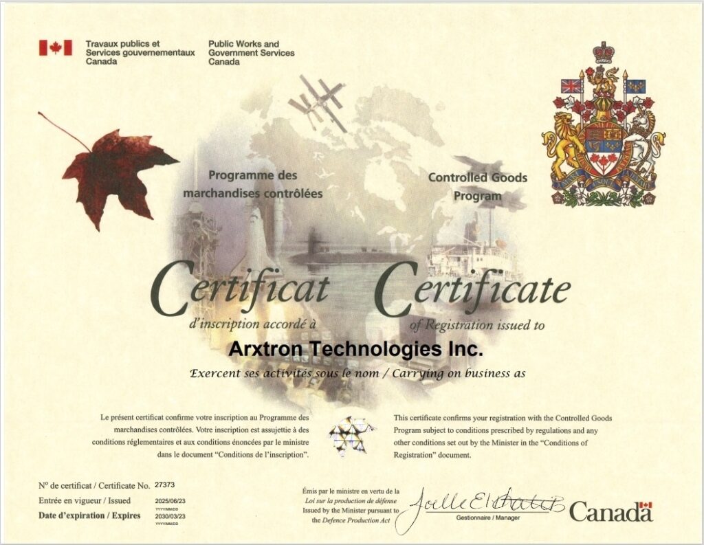 Support & Installation Base - Arxtron Technologies Inc. Automated Test ...